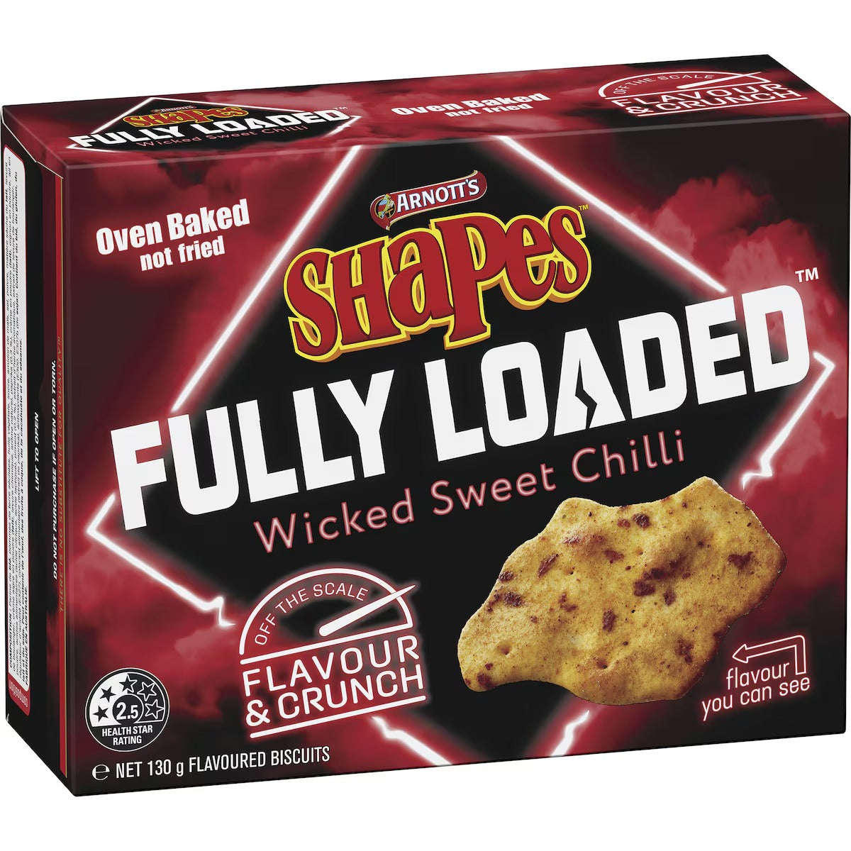Arnott's Shapes Fully Loaded Wicked Sweet Chilli 130g – Bunnasia
