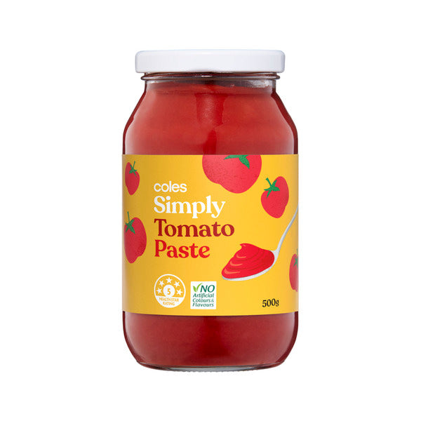 Coles Tomato Paste Simply 500g – Bunnasia