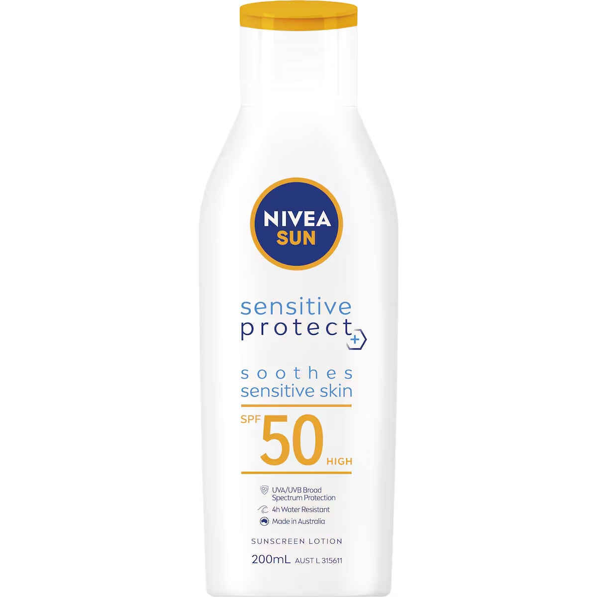 Nivea Sun Sensitive Protect SPF50+ Sunscreen Lotion 200ml – Bunnasia