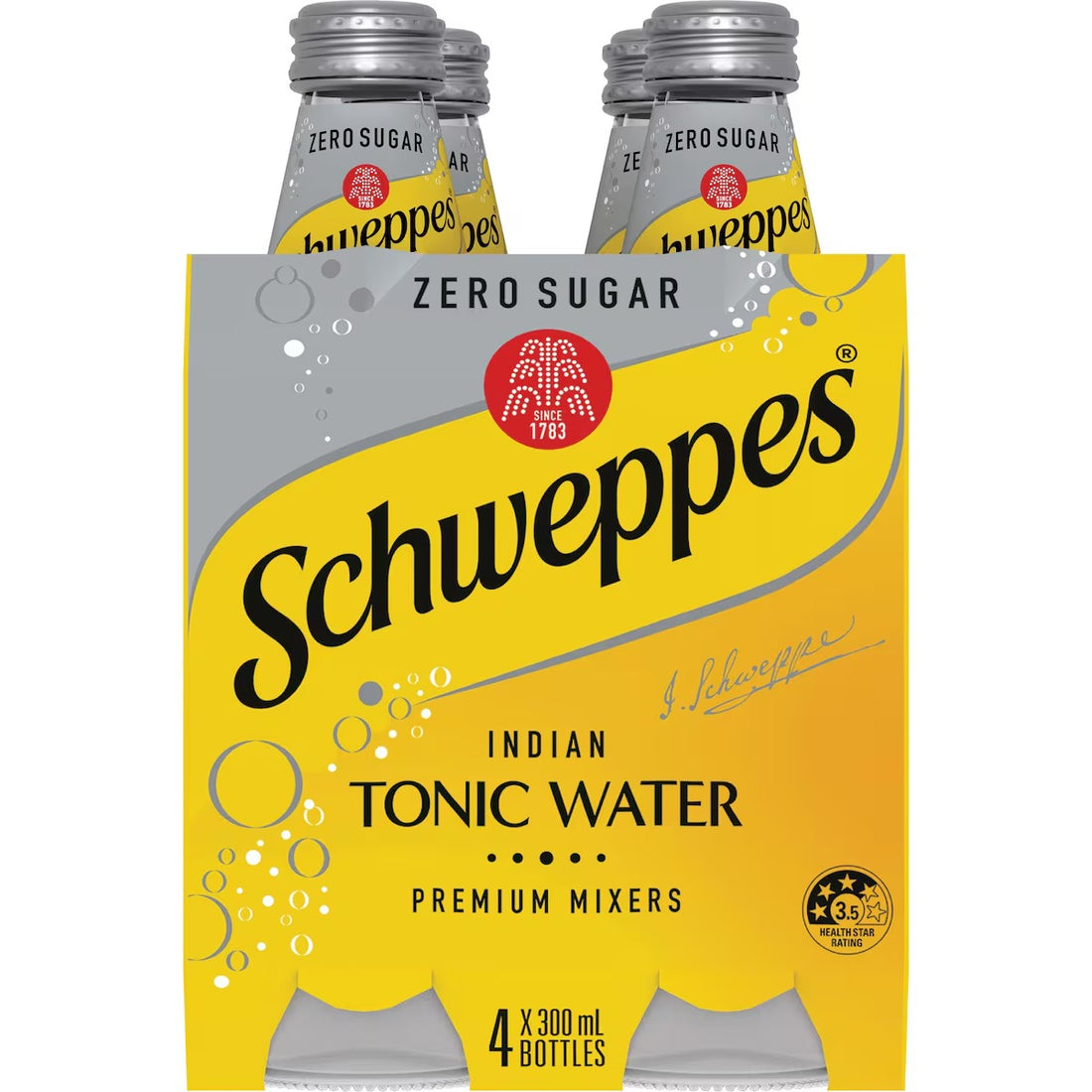 Schweppes Classic Indian Tonic Water Zero Sugar 300ml – Bunnasia