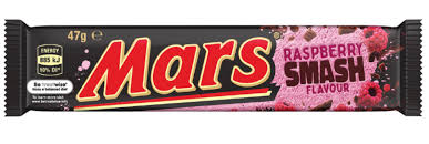 Mars Raspberry Smash Flavoured Chocolate Bar 47g – Bunnasia