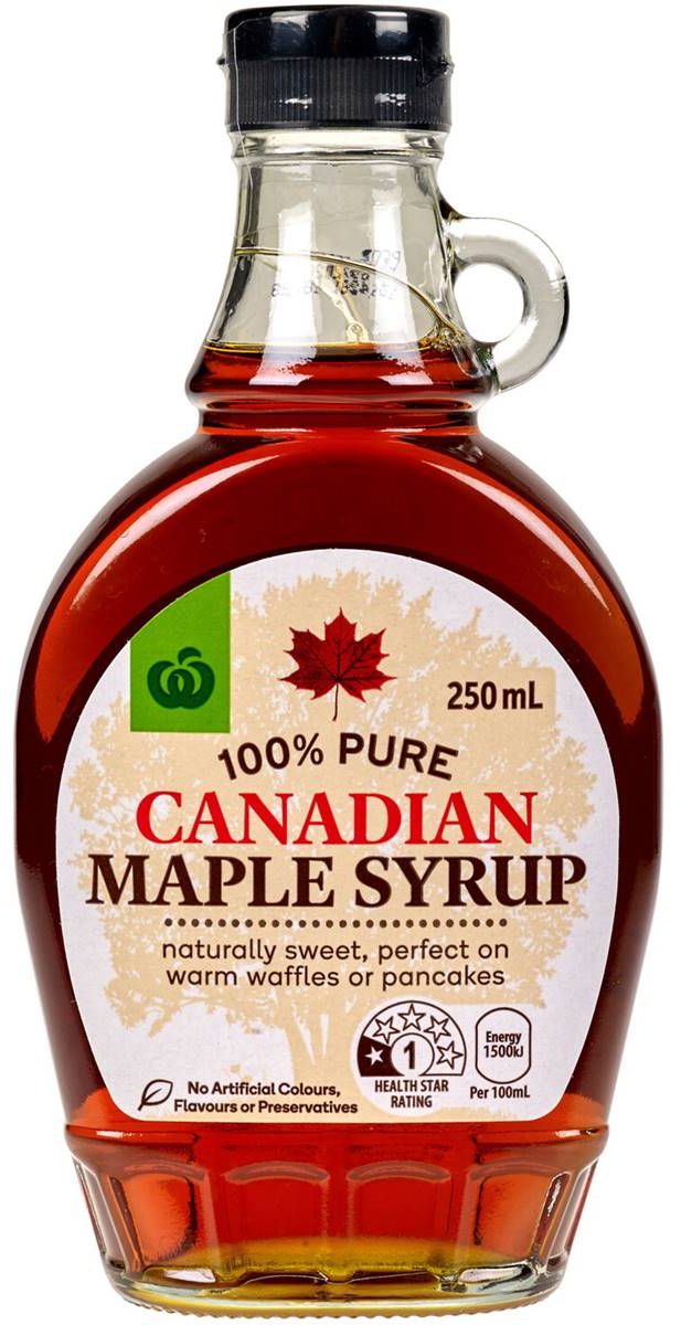 Woolworths Maple Syrup 100% Canadian 250ml – Bunnasia