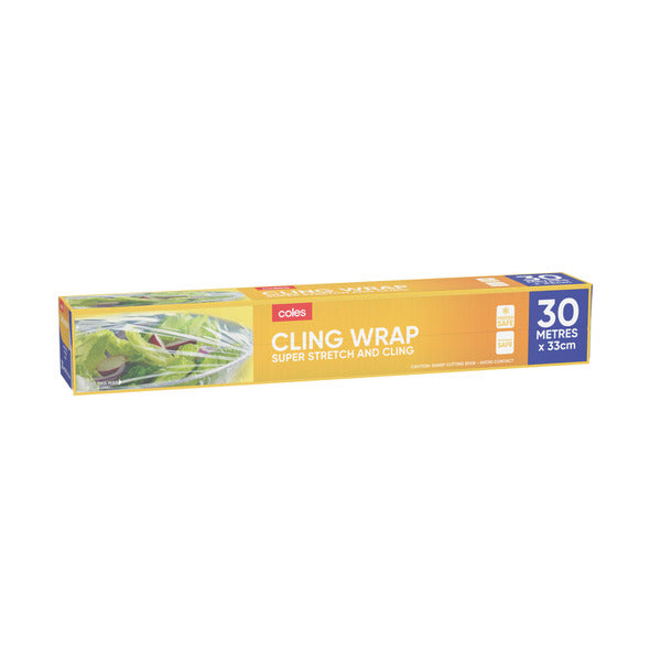 Coles Cling Wrap Super Stretch 30m – Bunnasia