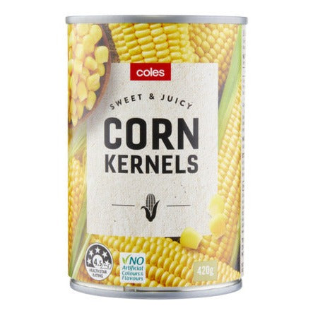 Coles Corn Kernels 420g – Bunnasia