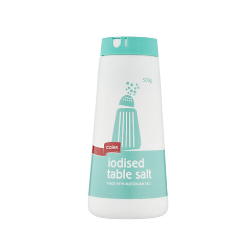 Coles Iodised Table Salt 500g – Bunnasia